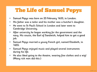 Samuel_Pepys_PowerPoint for the great plague.ppt