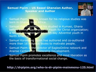 Samuel pipim the transformed mind | PPT
