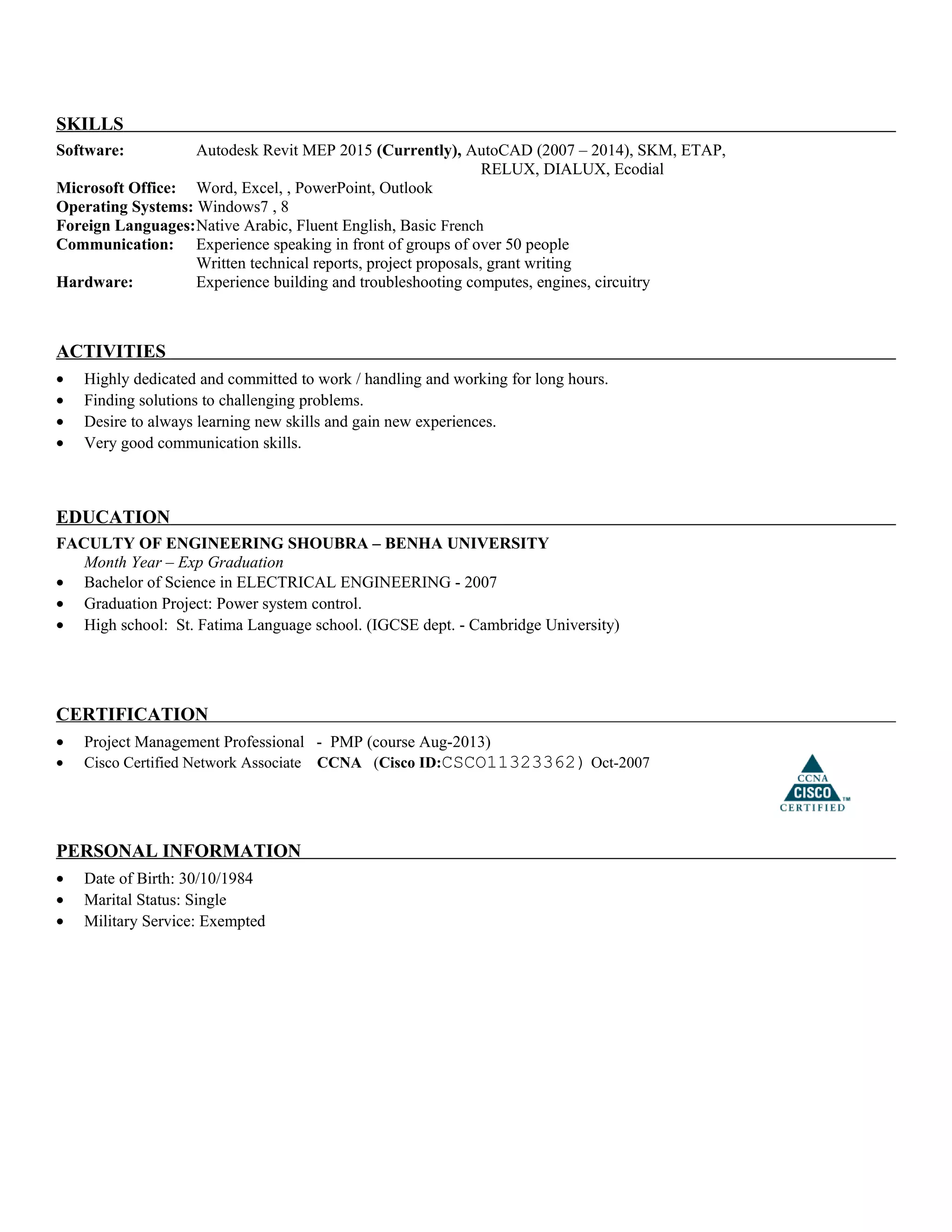 Samuel resume cv | DOC