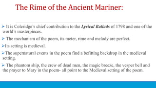 Samuel taylor coleridge(1772 1834) | PPTX