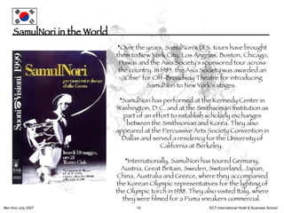 Samul Nori(Ben) | PPT