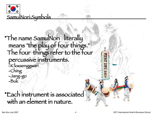 Samul Nori(Ben) | PPT | World/International Music | Music