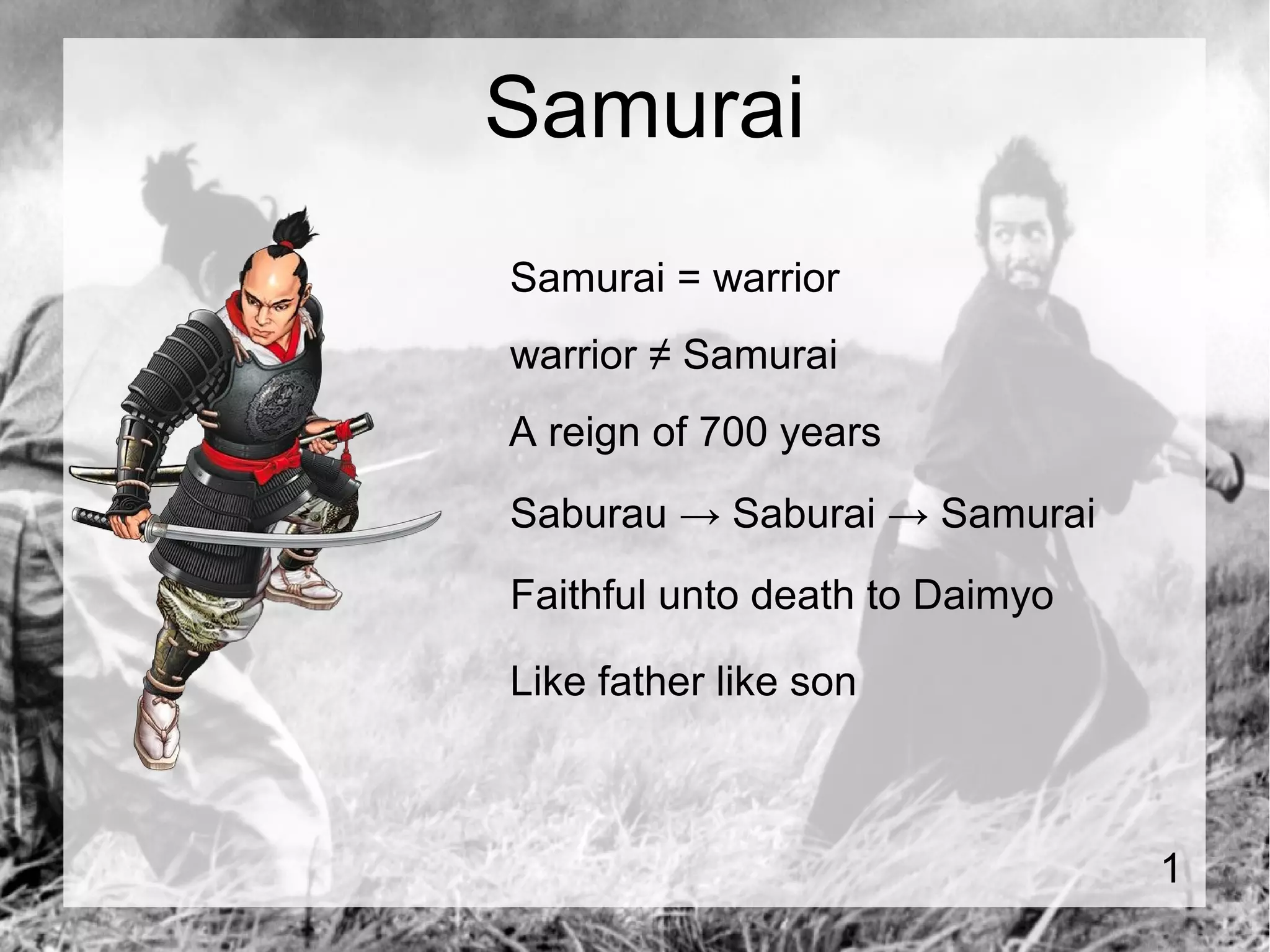Samurai | PPT