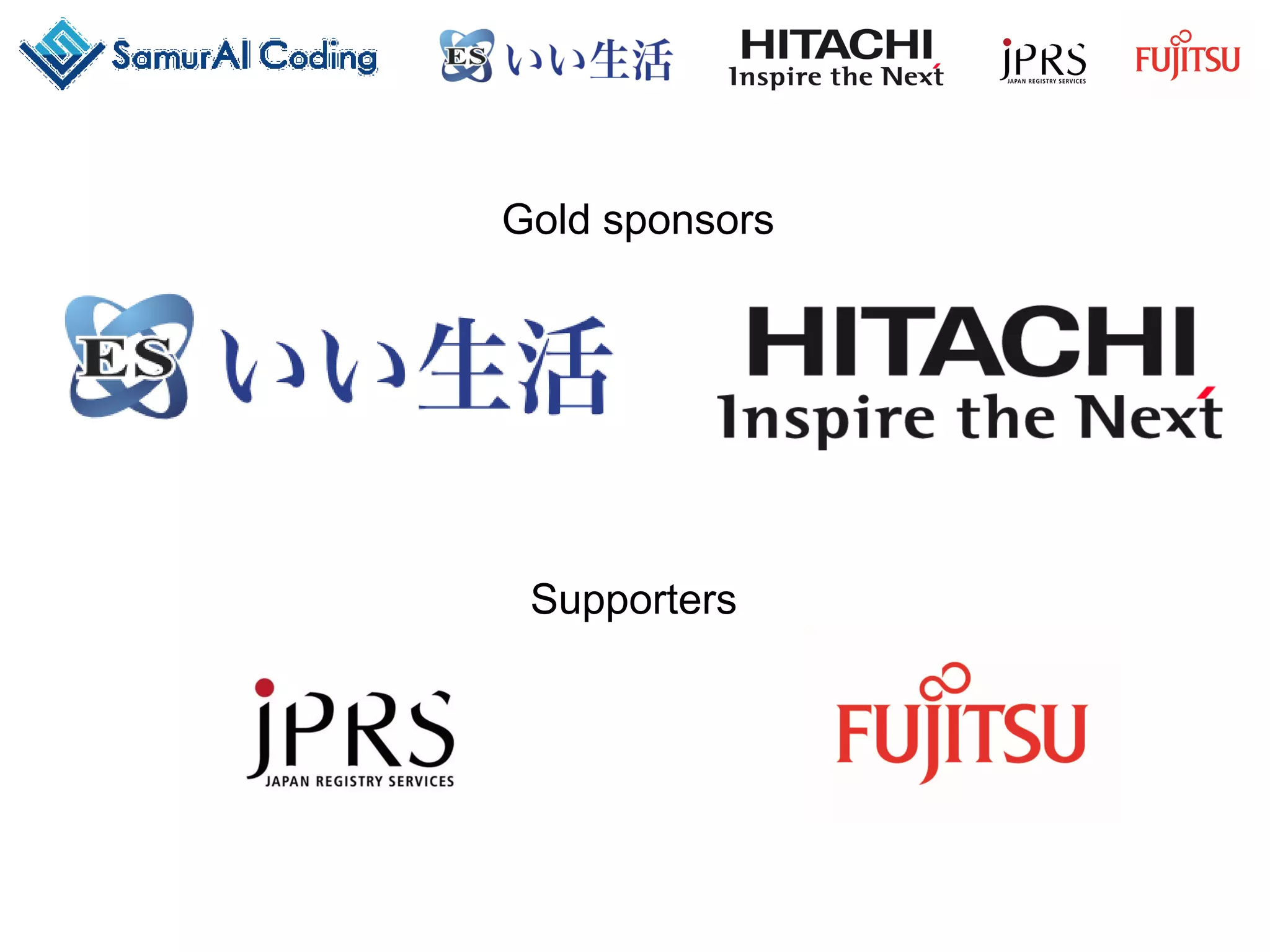 SamurAI Coding 2017-18 Opening, Award, Closing, Banquet | PPT