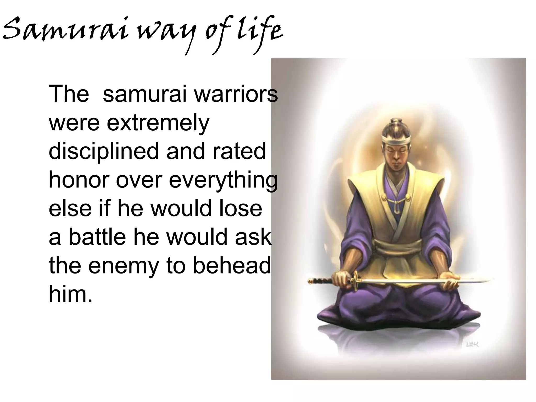 Samurai informative speech | PPTX | Arms & Ammunition | Sensitive Topics