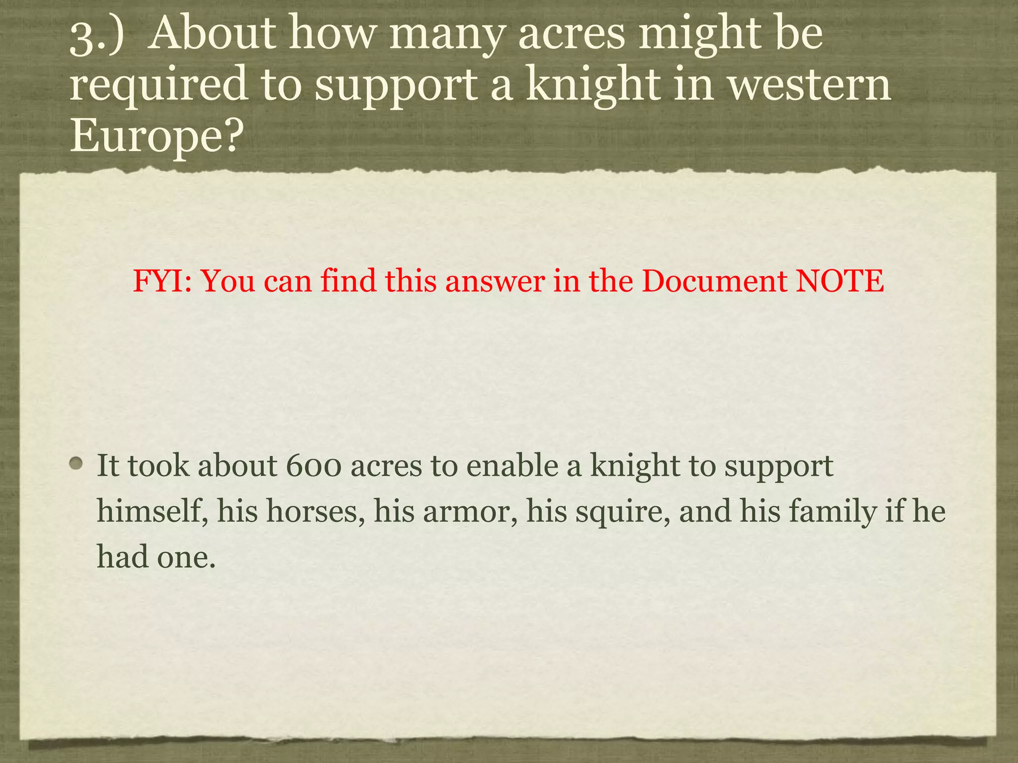 Samurai and Knights DBQ packets answers | PPT