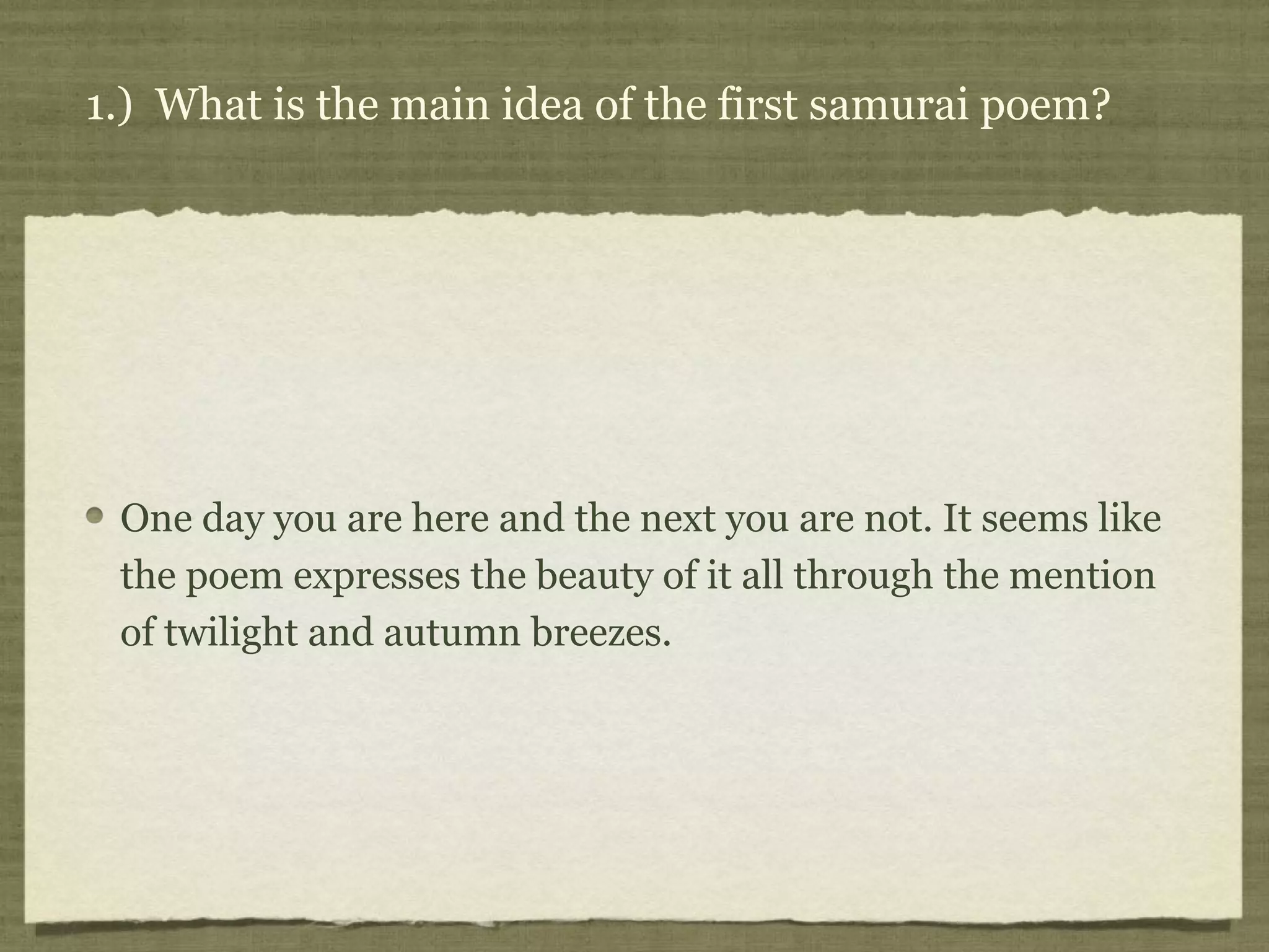 Samurai and Knights DBQ packets answers | PPT