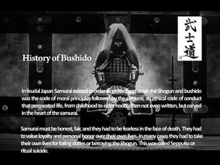 Samurai way of bushido | PPSX