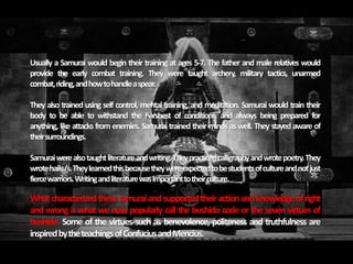 Samurai way of bushido | PPSX