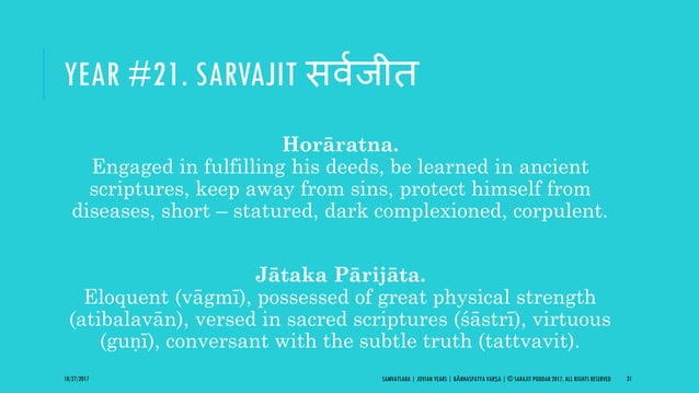 Samvatsara | PPT