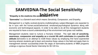 Samvedna Presentation social project guidelines | PPTX