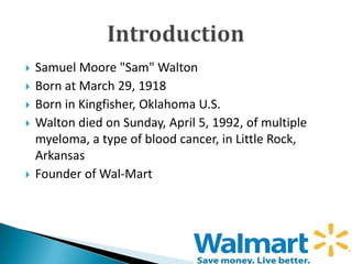 Sam walton | PPTX