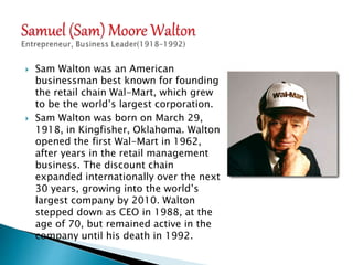 Sam walton | PPT