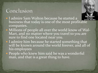 Sam Walton leadership & personality traits | PPT