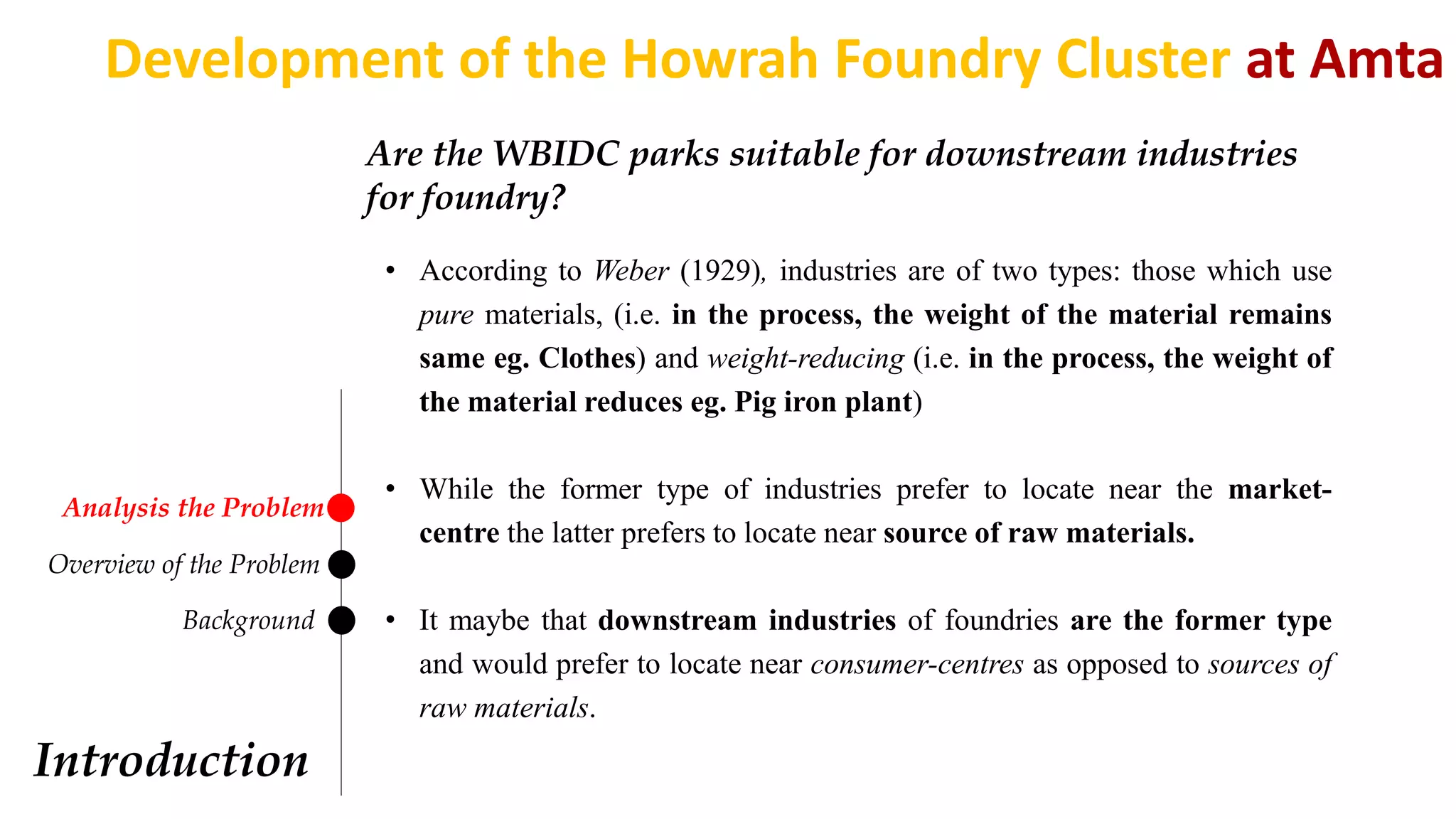 Development of Howrah Foundry Cluster | PPTX