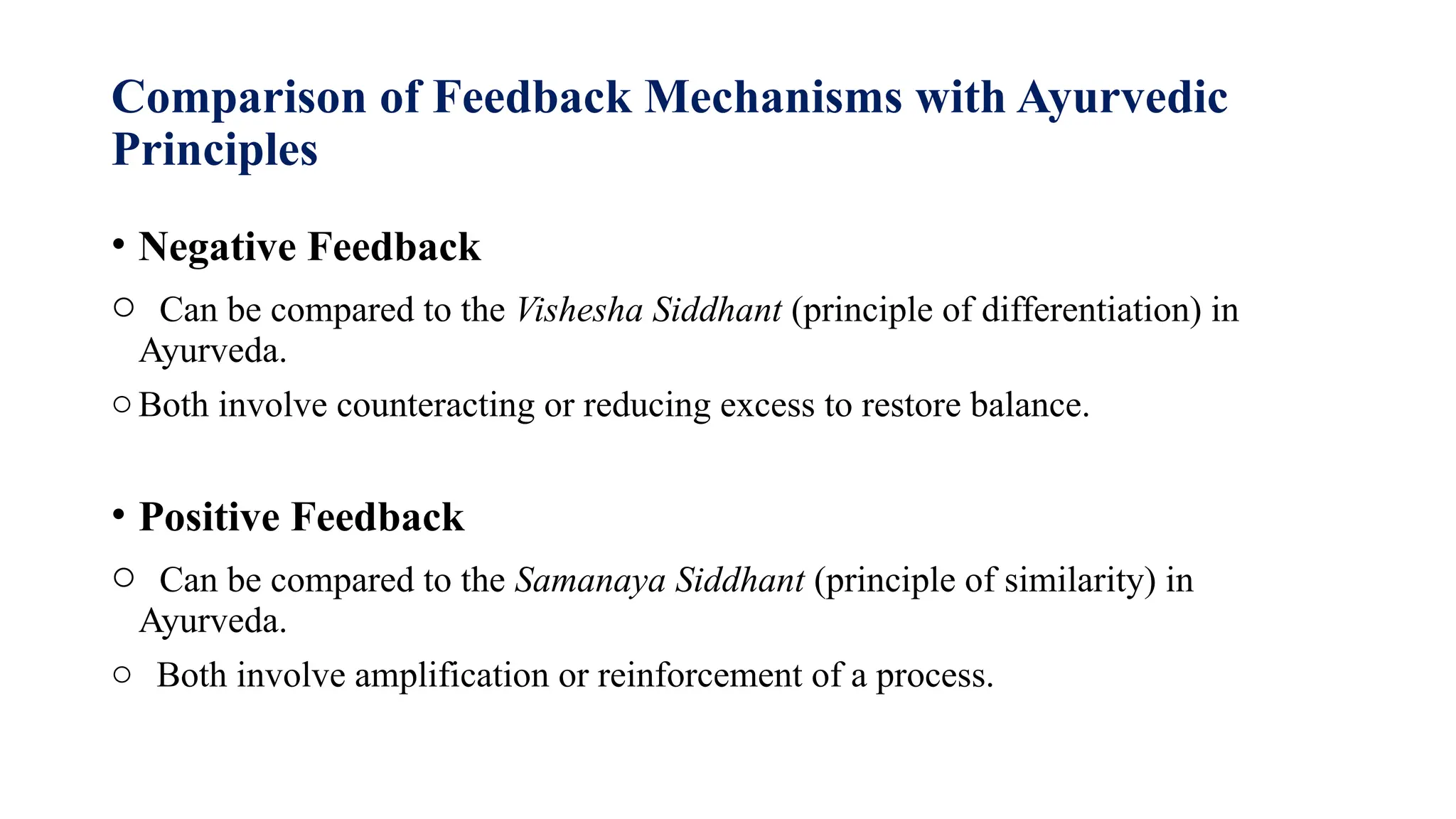 Samyavastha - homeostasis.pptx Dr Hemant Swami | PPTX