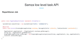 Stream Processing using Samza SQL | PPTX | Databases | Computer Software and Applications