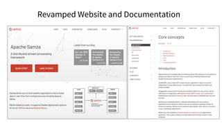 Apache Samza 1.0 - What's New, What's Next | PDF