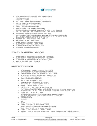 SAN ONLINE TRAINING | PDF