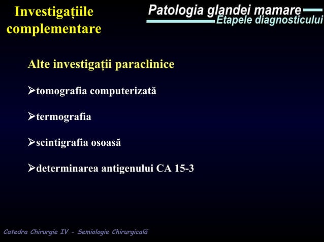 Semiologia afectiunilor glandei mamare - anamneza, examen obiectiv | PPT