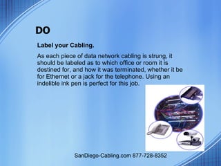 Network Cabling San Diego 877-728-8352 | PPT | Computer Networking ...