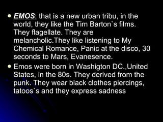 Hippies and Emos | PPT