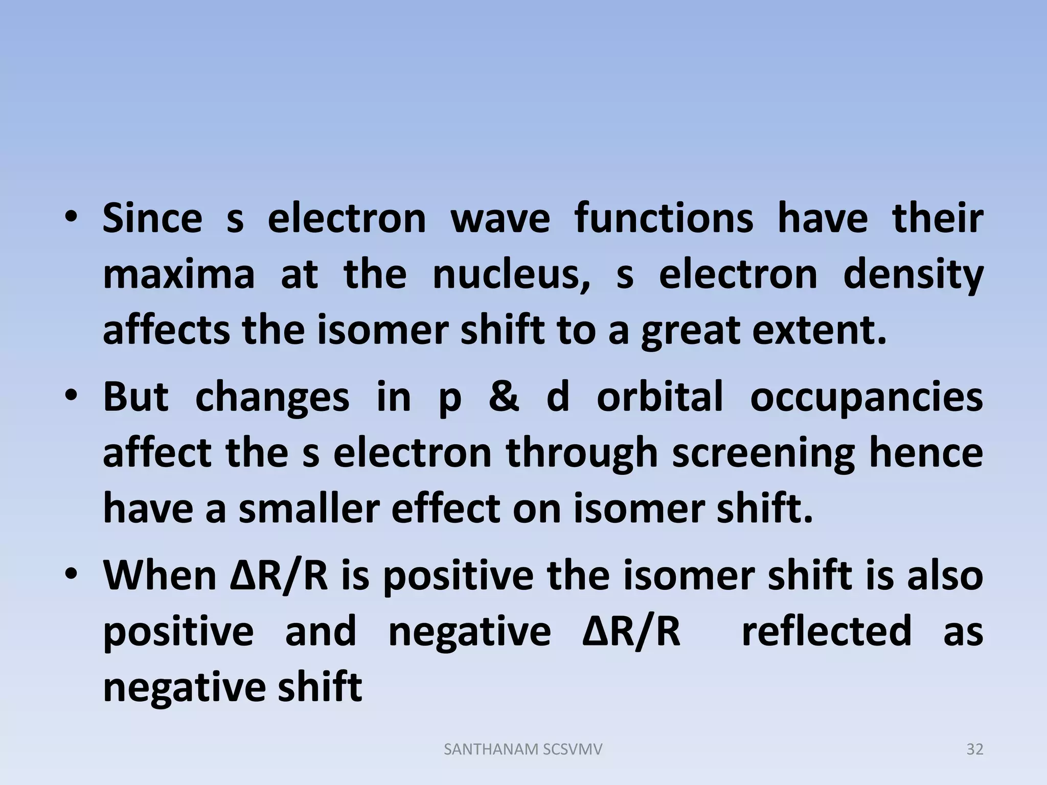 Mossbauer spectroscopy - Principles and applications | PPSX