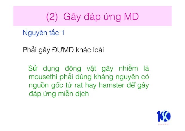 quy trình và nguyên lý sản xuất kháng thể đơn dòng | PDF