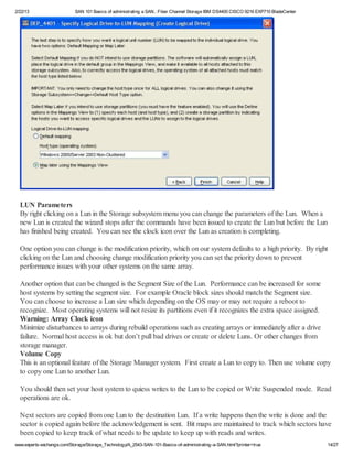 San 101 basics of administrating a san | PDF