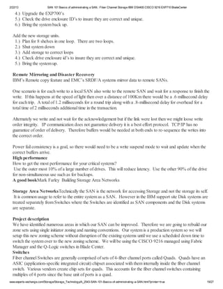 San 101 basics of administrating a san | PDF