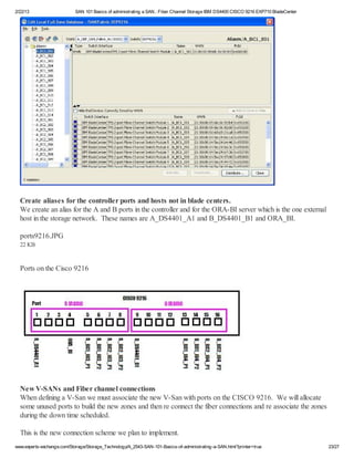 San 101 basics of administrating a san | PDF