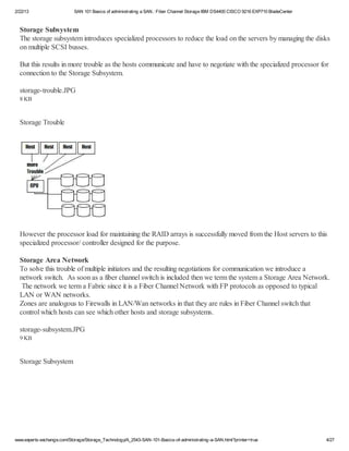 San 101 basics of administrating a san | PDF