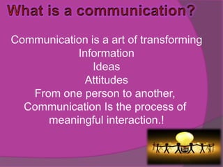 communication skills ppt | PPTX