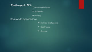 Introduction High Speed Data Processing Engine Ppt