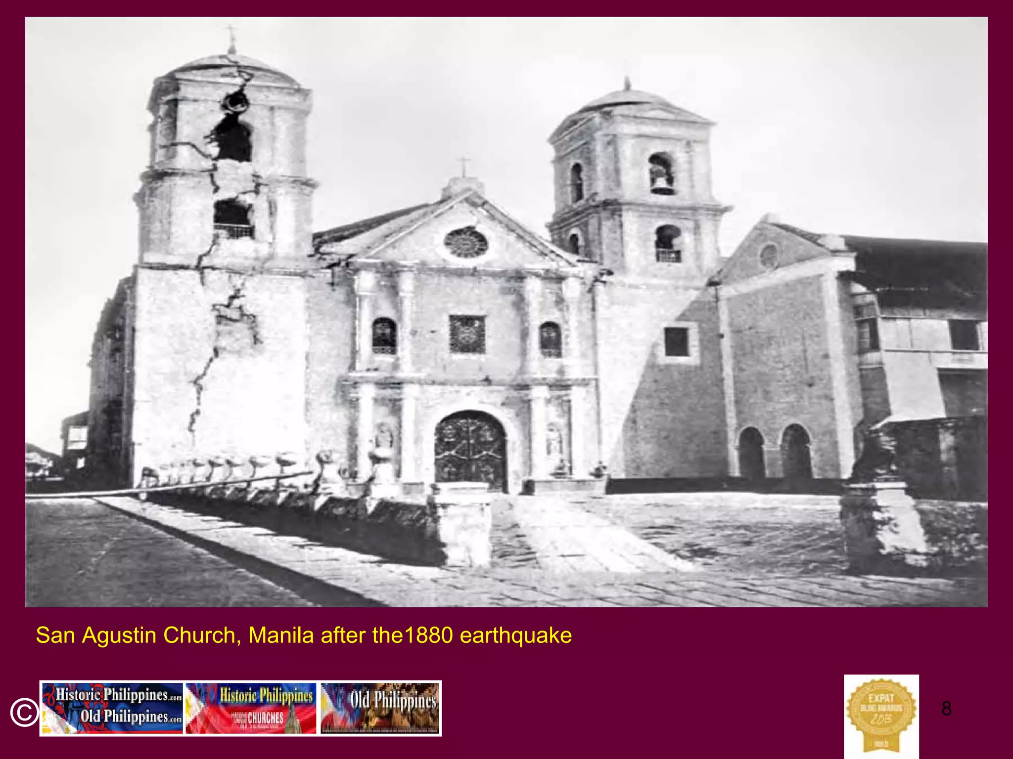 San Agustin Church, Manila, The UNESCO World Heritage Site of the old ...