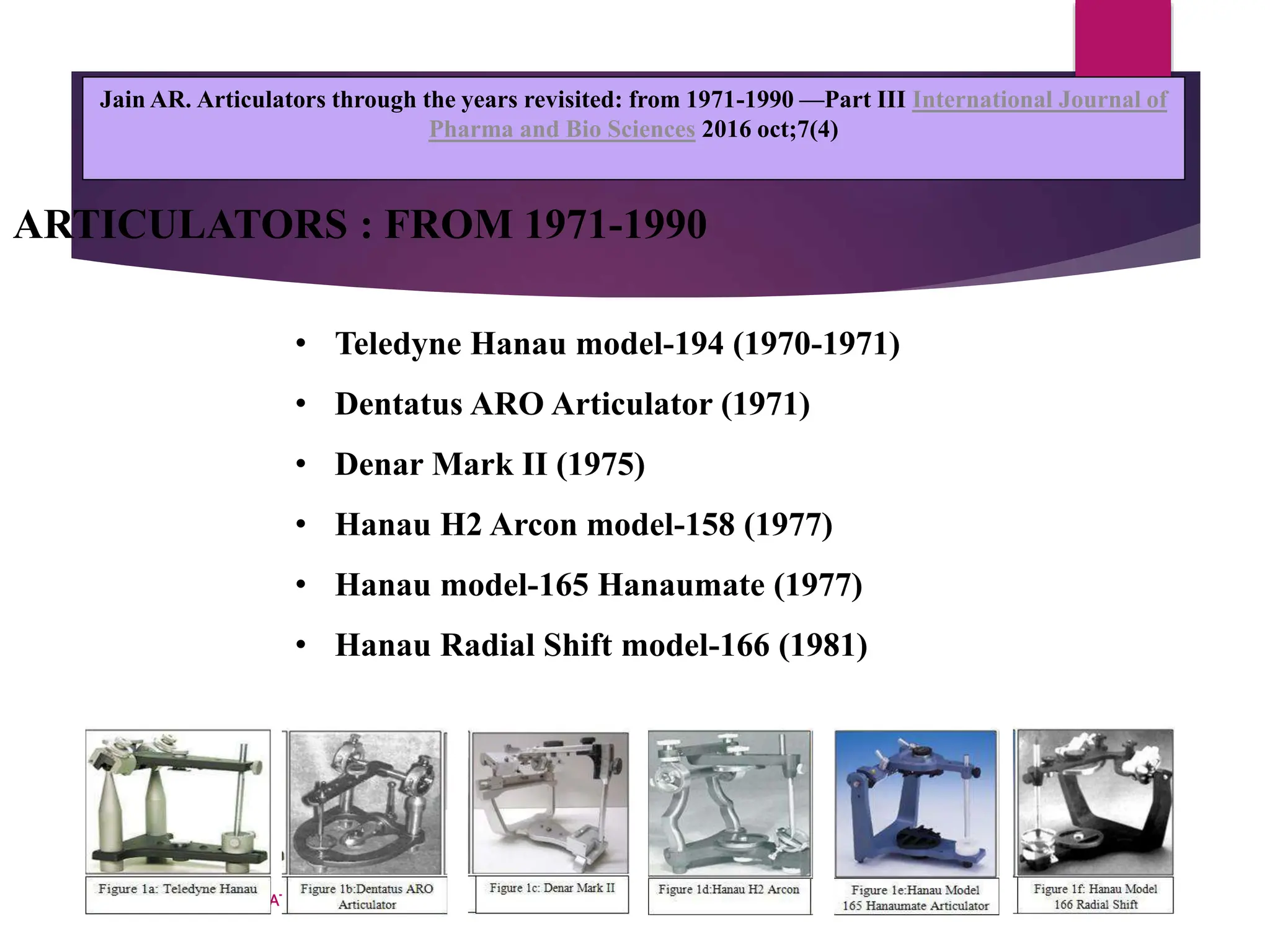 Articulators- Prosthodontics and crown and bridge | PPTX