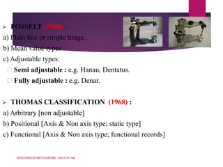 Articulators- Prosthodontics and crown and bridge | PPTX