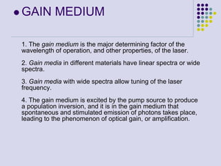 lasers SOLID STATE LASERS . | PPTX