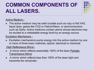 lasers SOLID STATE LASERS . | PPTX