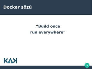 Sanallastirmada yeni akim: Docker | PDF