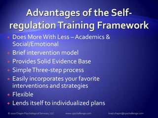 Self-regulation Strategies for School-age Children | PPTX