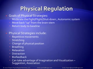 Self-regulation Strategies for School-age Children | PPTX