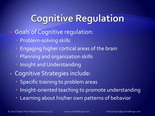 Self-regulation Strategies for School-age Children | PPTX