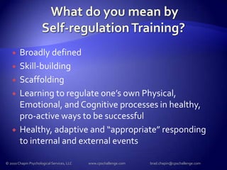 Self-regulation Strategies for School-age Children | PPTX