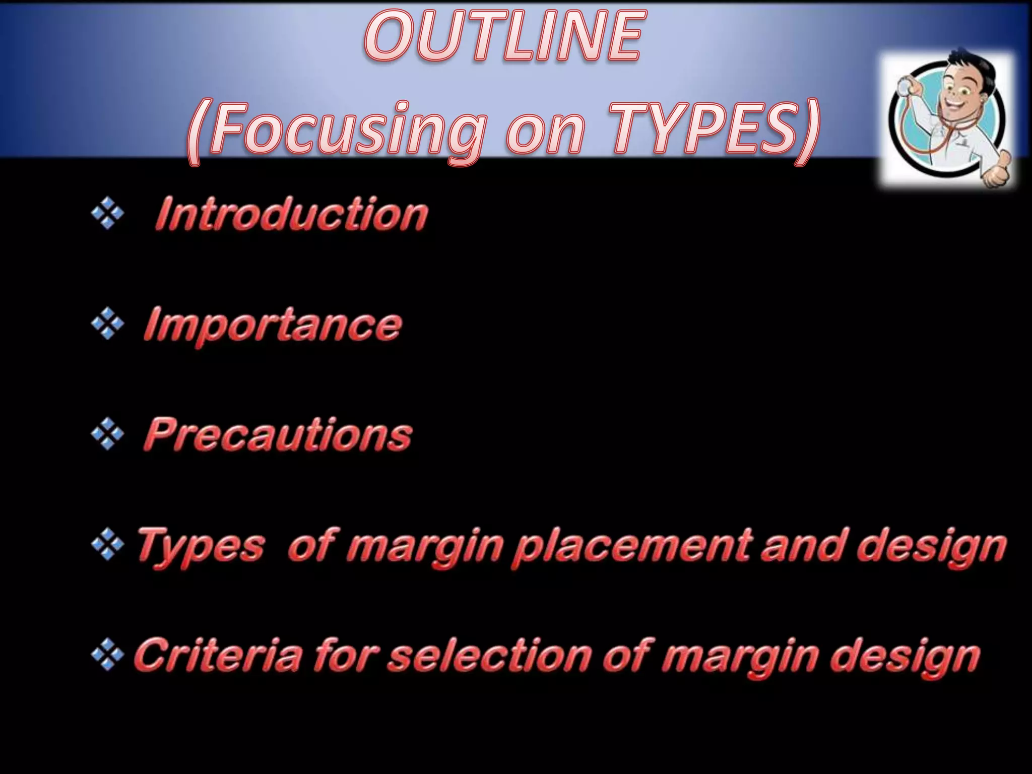Different gingival finish lines (margins) of crowns and bridges | PPTX