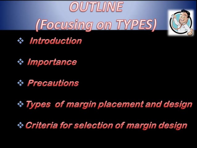 Different gingival finish lines (margins) of crowns and bridges | PPTX