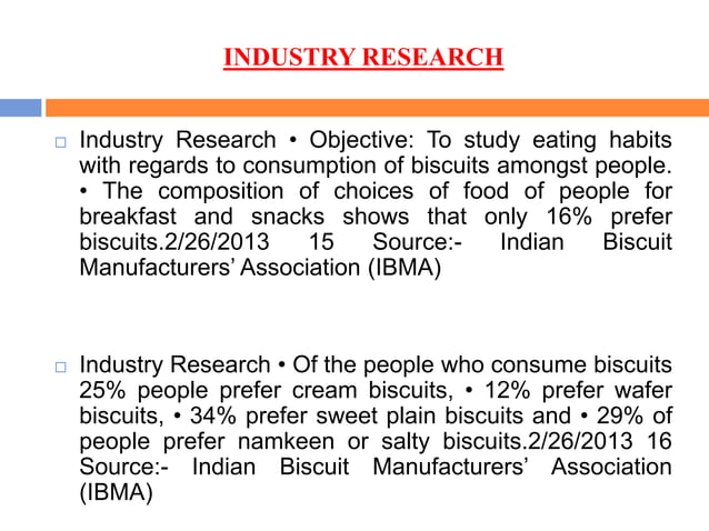Biscuit industry in india | PPTX