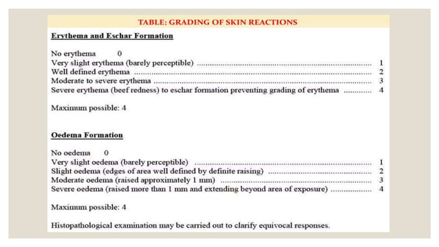 DERMAL IRRITATION STUDY ACCORDING TO OECD(404) GUIDELINES | PPTX
