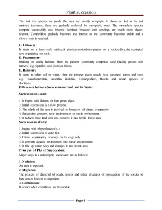 plant succession | DOCX