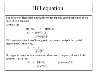 biological oxygen carriers hemoglobin ,hemocyanin ,hemerythrene .hill ...